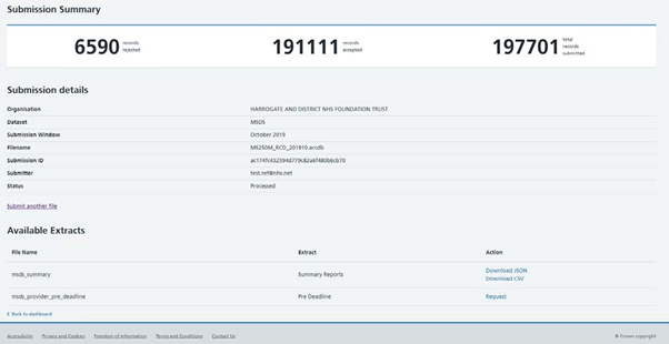 Using the cloud portal to make a data submission - NHS England Digital