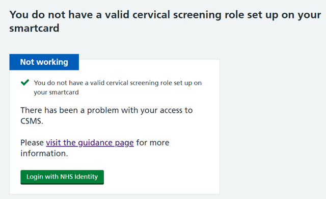Access CSMS - NHS England Digital