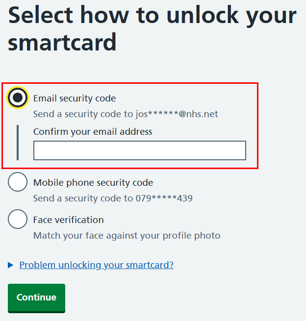 How to use self-service smartcard unlock - NHS England Digital