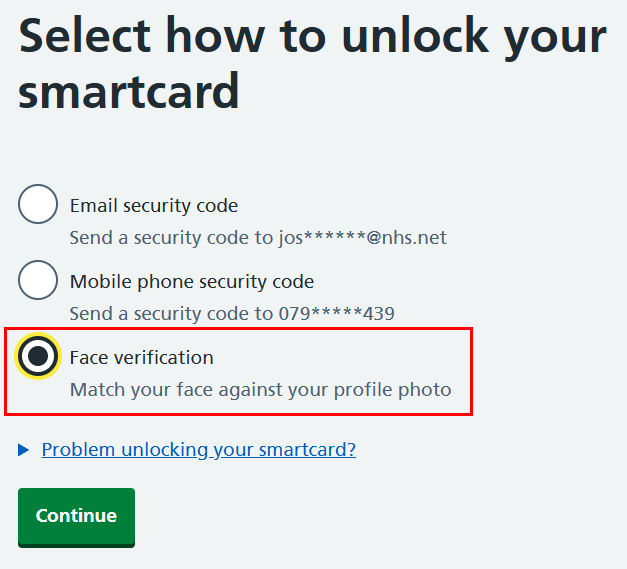 How to use self-service smartcard unlock - NHS England Digital