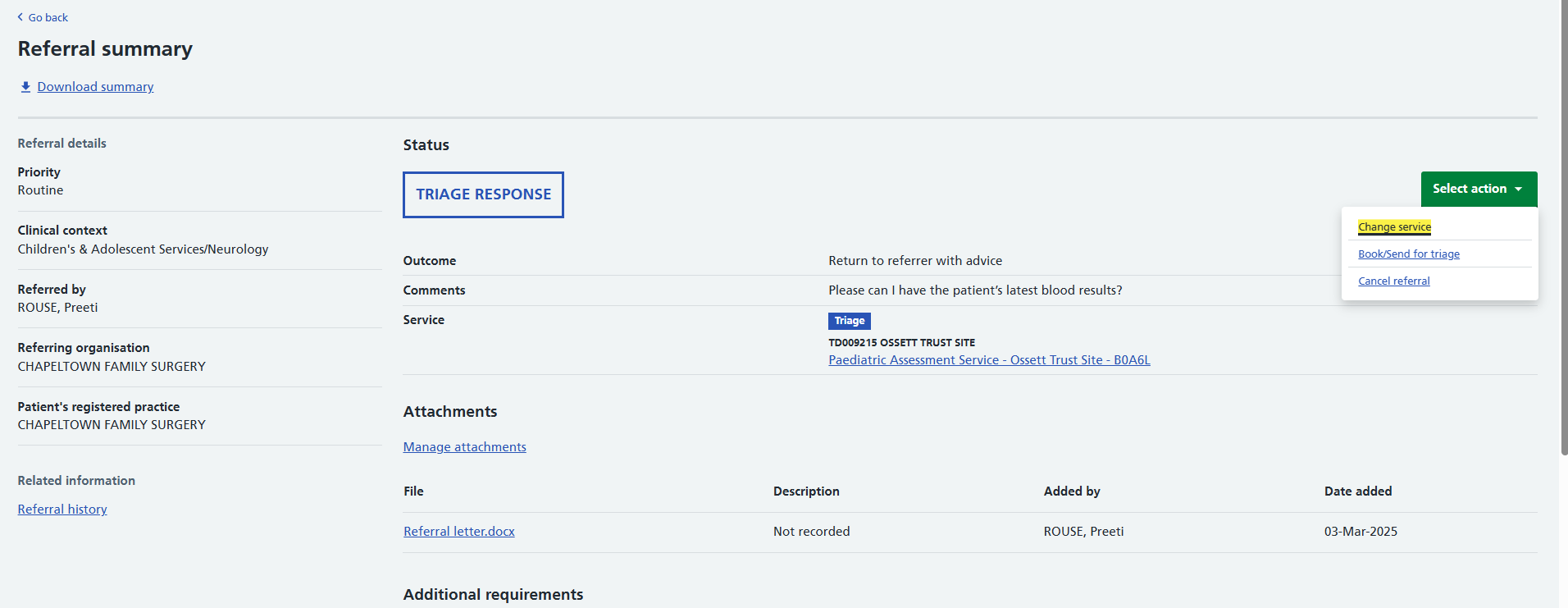 Referral Assessment Services - NHS e-Referral Service - NHS England Digital