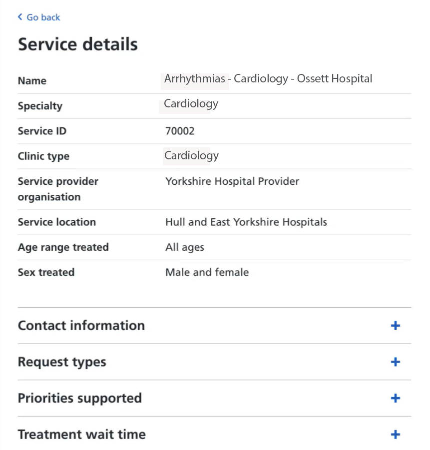 Layout change to NHS e-Referral Service screens - NHS England Digital