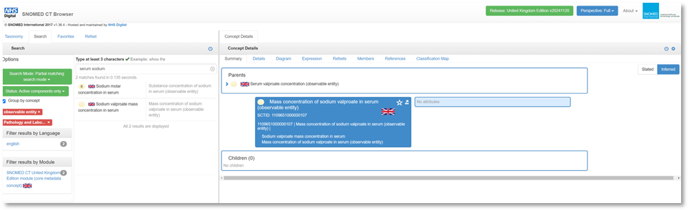 What makes a SNOMED CT PaLM reportable? - NHS England Digital