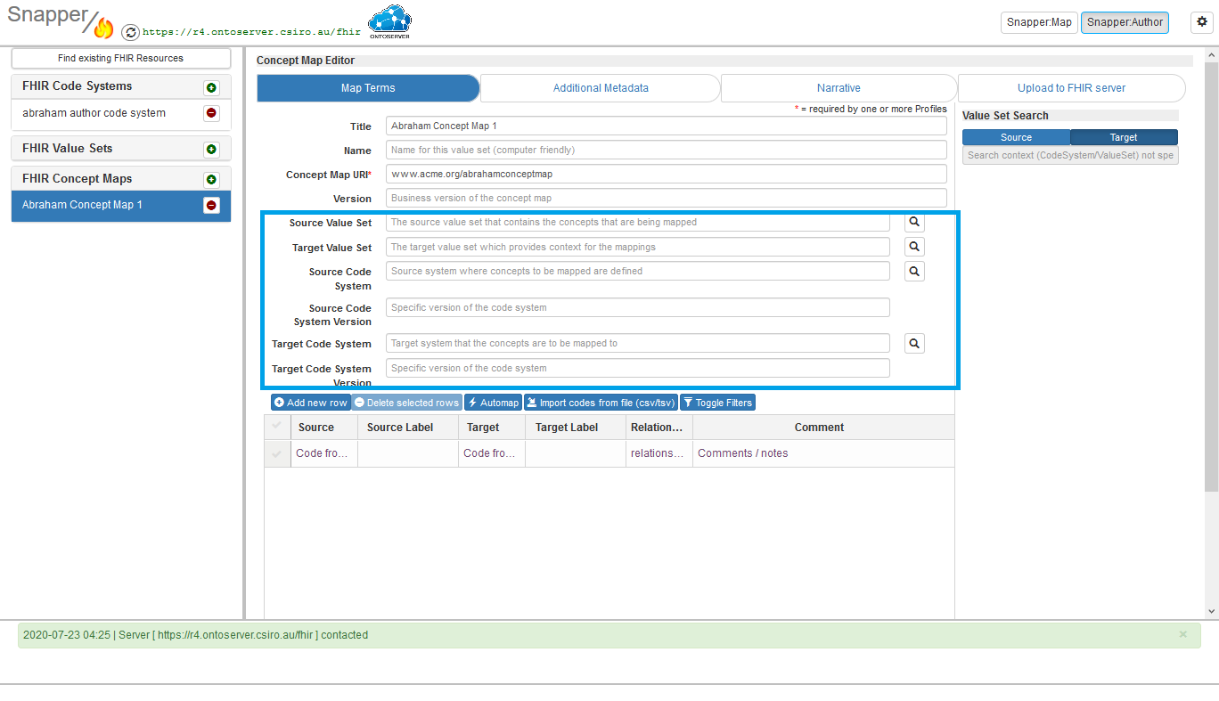 Create a new concept map - NHS England Digital